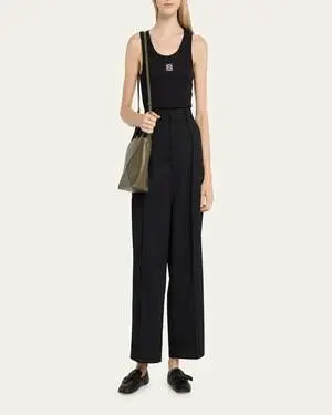 Loewe Puzzle Fold Tote Bag - Dark Khaki Green