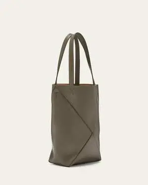 Loewe Puzzle Fold Tote Bag - Dark Khaki Green