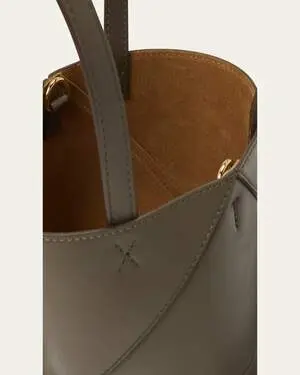 Loewe Puzzle Fold Tote Bag - Dark Khaki Green