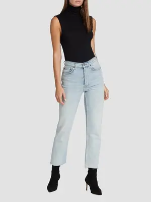 Majestic Filatures Soft Touch Sleeveless Turtleneck