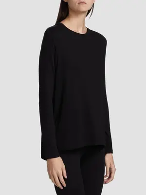 Majestic Filatures Soft Touch Pleated Top