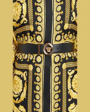 Versace Biggie Medusa Leather Belt