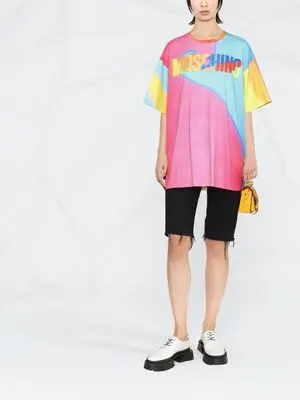Moschino Print Oversized T-shirt