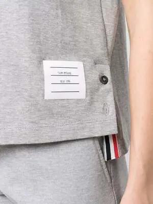 Thom Browne Rwb Tab T-shirt - Grey