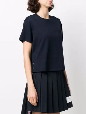 Thom Browne Boxy Fit Pocket T-shirt - Blue