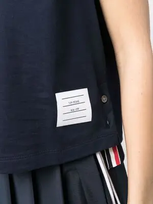 Thom Browne Boxy Fit Pocket T-shirt - Blue