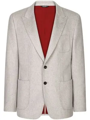 Dolce & Gabbana Cashmere-silk Single-breasted Blazer