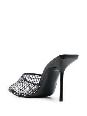 Saint Laurent Crystal-embellished Mules