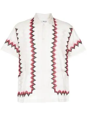 BODE Zigzag-embroidered Shirt