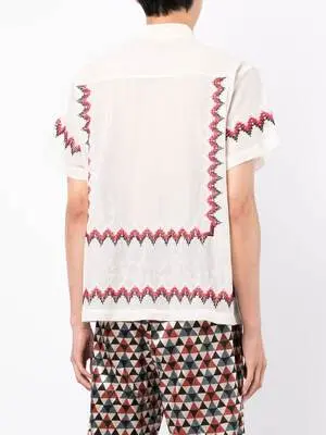 BODE Zigzag-embroidered Shirt