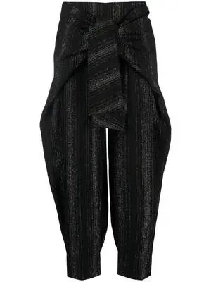 Stella McCartney Lurex-detail Balloon-leg Trousers