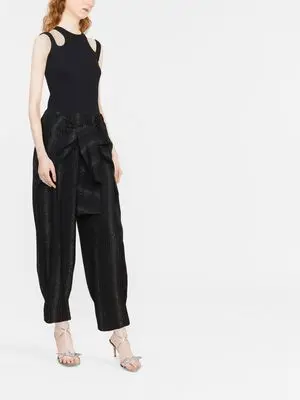 Stella McCartney Lurex-detail Balloon-leg Trousers