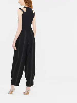 Stella McCartney Lurex-detail Balloon-leg Trousers