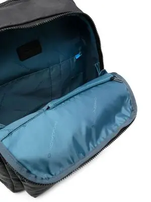 PIQUADRO Debossed-logo Leather Backpack