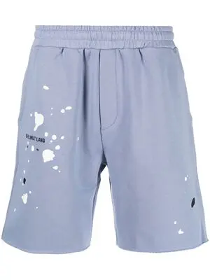 Helmut Lang Embroidered-logo Track Shorts