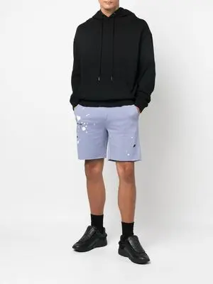 Helmut Lang Embroidered-logo Track Shorts