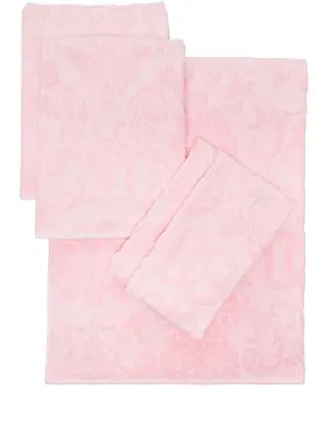 Dolce & Gabbana Terry Cotton Towels - Pink