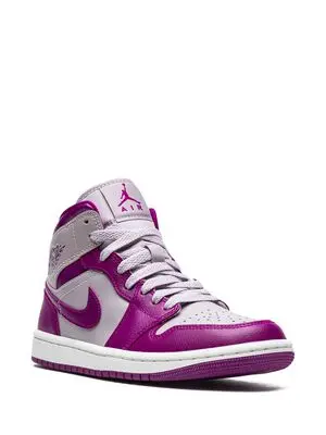 JORDAN Air 1 Mid Sneakers - Purple