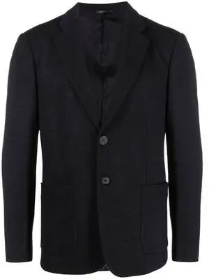 Giorgio Armani Single-breasted Tailored Blazer - Blue