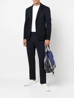 Giorgio Armani Single-breasted Tailored Blazer - Blue