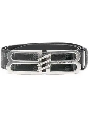 Balenciaga Bb Signature Belt Bb Monogram Coated Canvas
