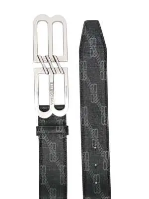Balenciaga Bb Signature Belt Bb Monogram Coated Canvas