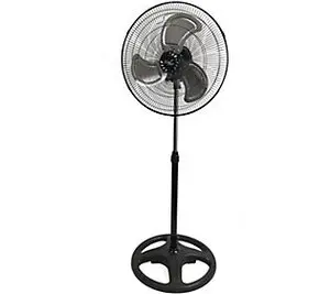 VIE AIR 18' Industrial Pedestal Oscillating Met Al Stand Fan - One-color