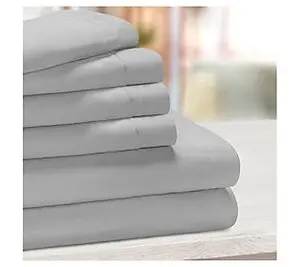 SUPERIOR 1000-tc Cotton Blend Sheets Set, Queen