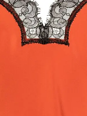 GILDA & PEARL Lace-trim Camisole Top - Orange