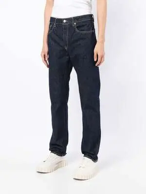Kenzo Rear-logo Slim-fit Jeans - Blue