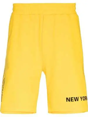 Helmut Lang Slogan-print Shorts