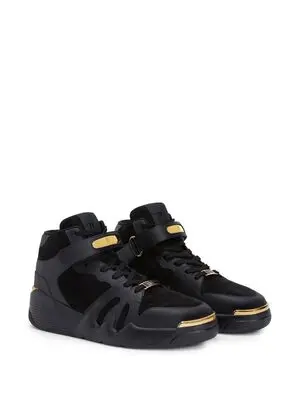 GIUSEPPE ZANOTTI Talon Mid-top Sneakers - Black