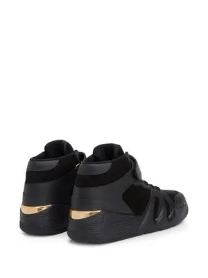 GIUSEPPE ZANOTTI Talon Mid-top Sneakers - Black
