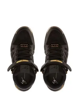 GIUSEPPE ZANOTTI Talon Mid-top Sneakers - Black