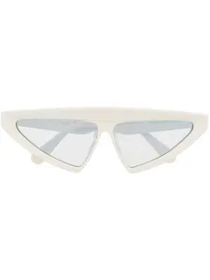 Stella McCartney Triangular Tinted Sunglasses - White