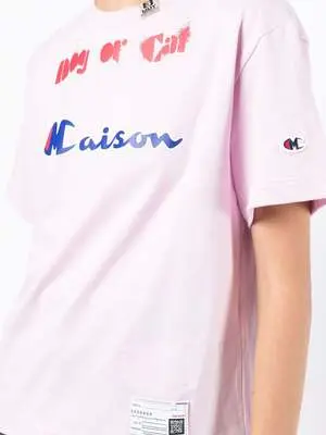 Mihara Yasuhiro X Champion Logo-Print Short-Sleeved T-Shirt In