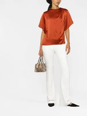 Vince Draped Silk Top