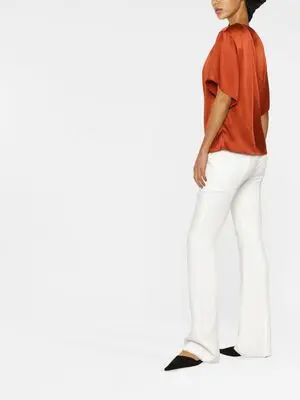 Vince Draped Silk Top