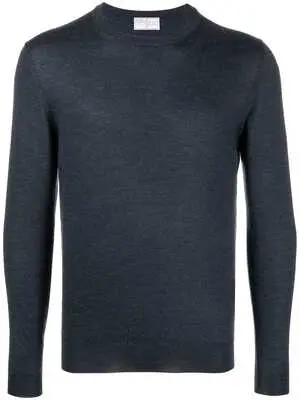 Fedeli Cashmere-silk Jumper - Blue