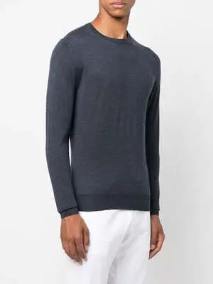 Fedeli Cashmere-silk Jumper - Blue