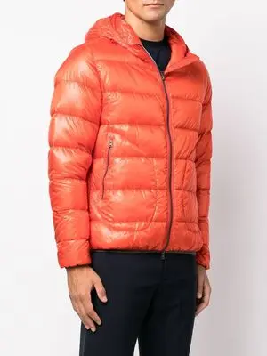 Herno Padded Zip Jacket - Orange