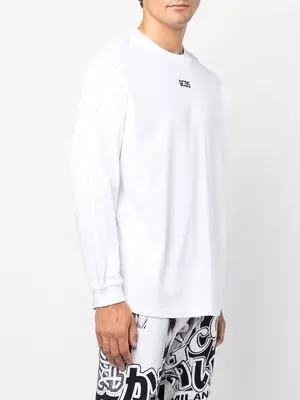 Gcds Logo-print Long-sleeved T-shirt