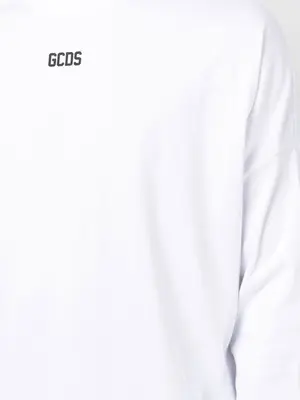 Gcds Logo-print Long-sleeved T-shirt