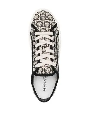 FERRAGAMO Anson Gancini-jacquard Sneakers