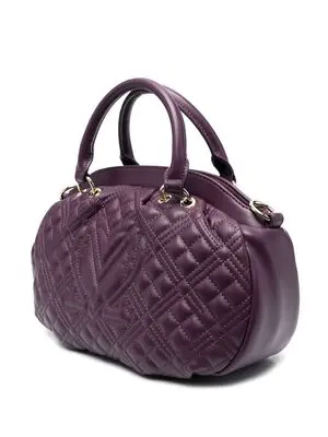 Moschino Quilted Logo-lettering Bag