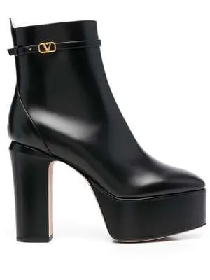 Valentino Garavani 120mm Tan-go Platform Ankle Boots