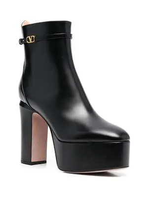 Valentino Garavani 120mm Tan-go Platform Ankle Boots