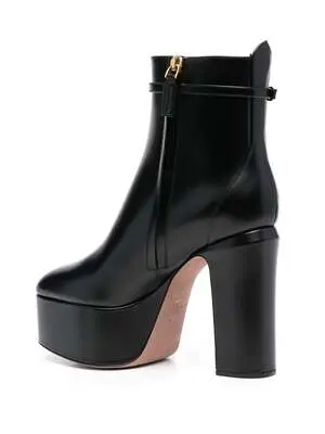 Valentino Garavani 120mm Tan-go Platform Ankle Boots