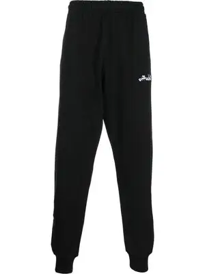 Off-White Logo-embroidered Track Pants - Black