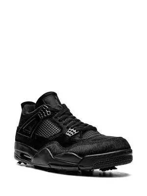 JORDAN 4 Golf Cat Sneakers - Black